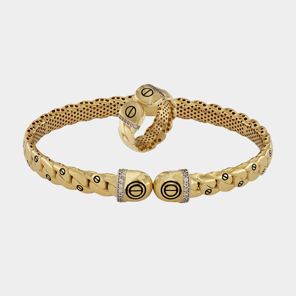 HALF SET GOLD 18KT - BAG01138Y-2