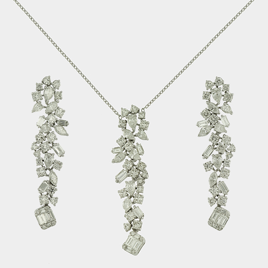 DIAMOND HALF SET GOLD 18KT - CHD00503W