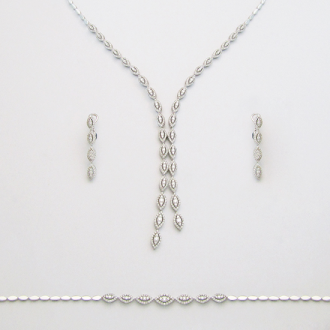 DIAMOND FULL SET GOLD 18KT - NCD00157